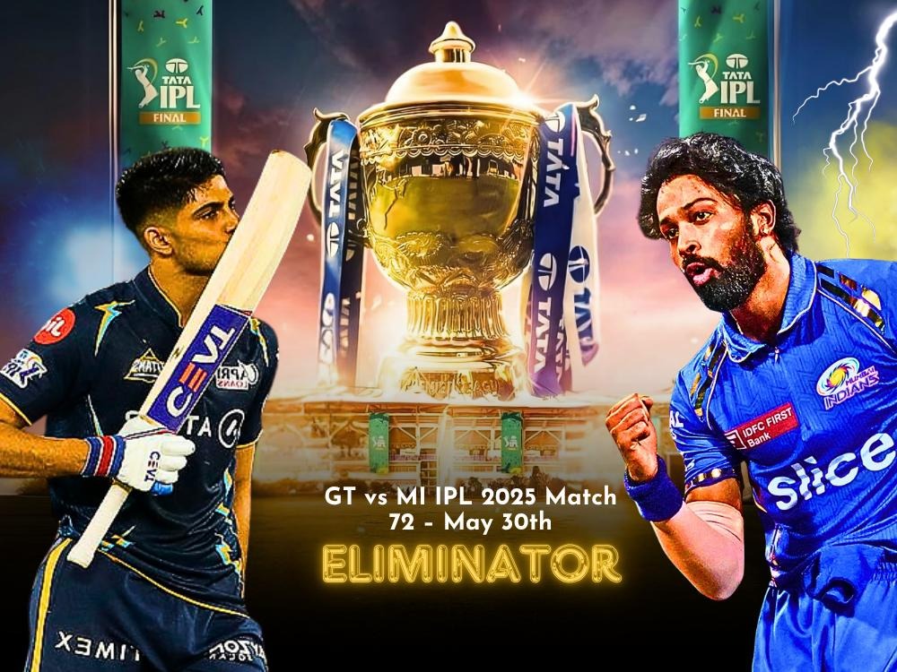 Today Match Prediction | GT vs MI IPL 2025 Match 72– May 30